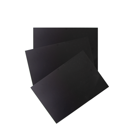Black Matt And Glossy PVC Rigid Sheet Manufacture- HSQY Plastic